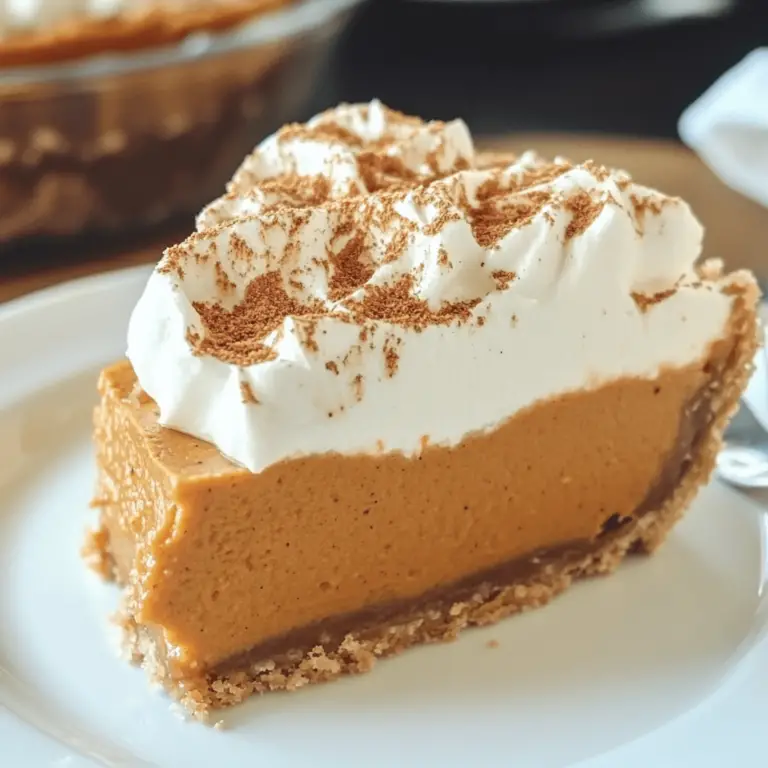 No-Bake Pumpkin Pie - Naomi's Recipes